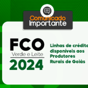 Fco verde e fco leite: linhas de crédito disponíveis aos produtores ...